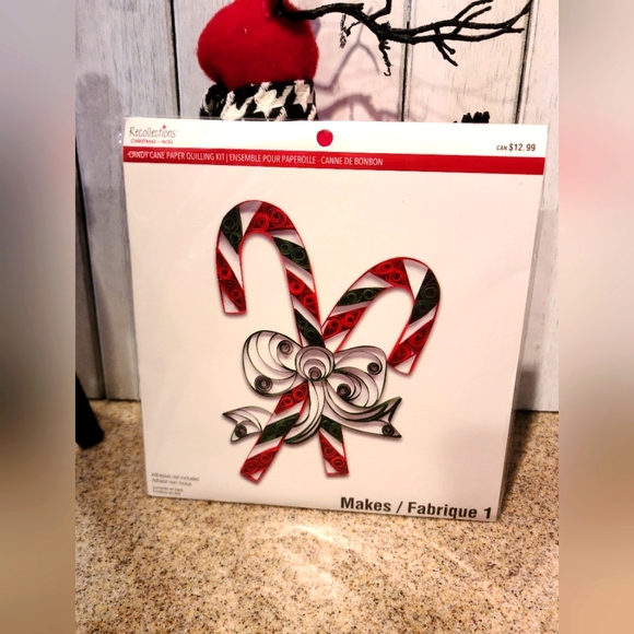Collections | Art | Diy Quilling Craft Kit Nwt Christmas Candy Cane ...
